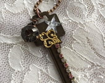 Old Key Necklace - Etsy