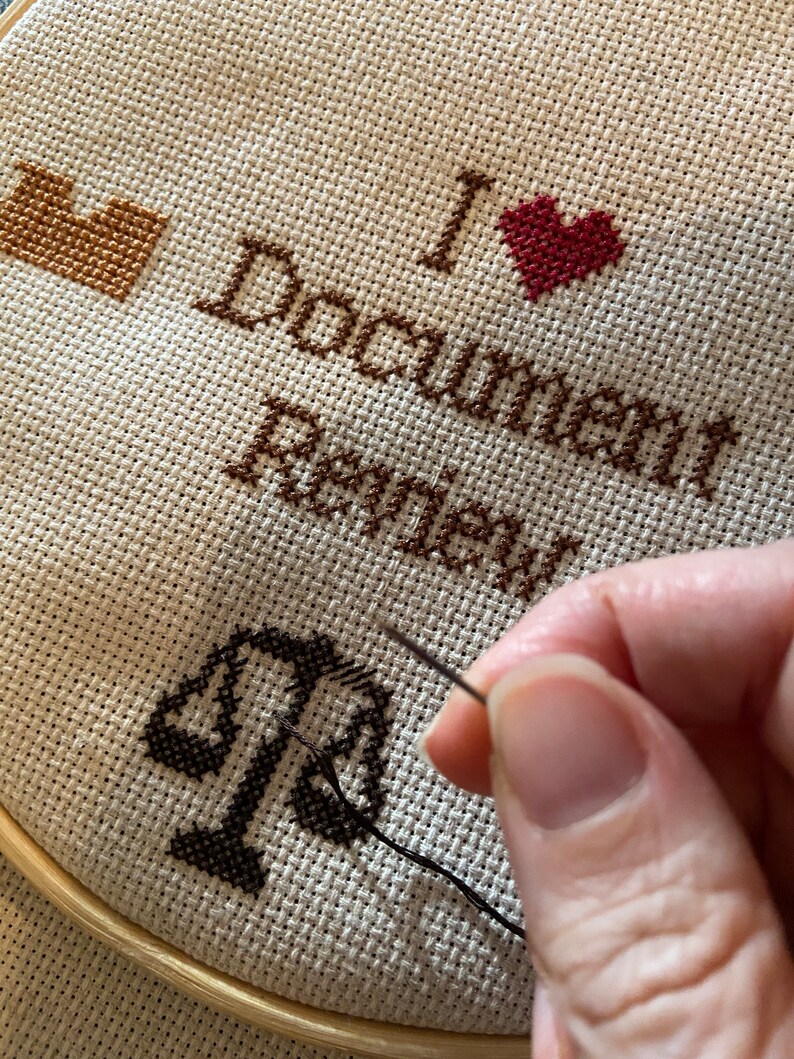 Funny Legal Cross Stitch Pattern - Etsy