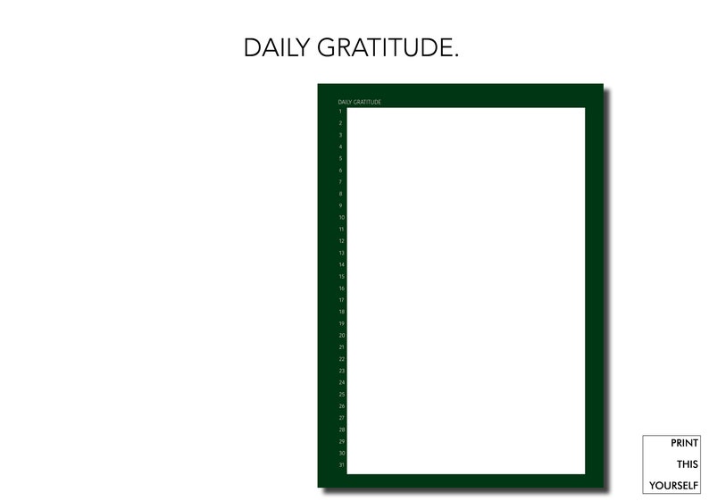 Printable Undated Planner. Yearly, Monthly, Weekly, Daily. Productivity ...