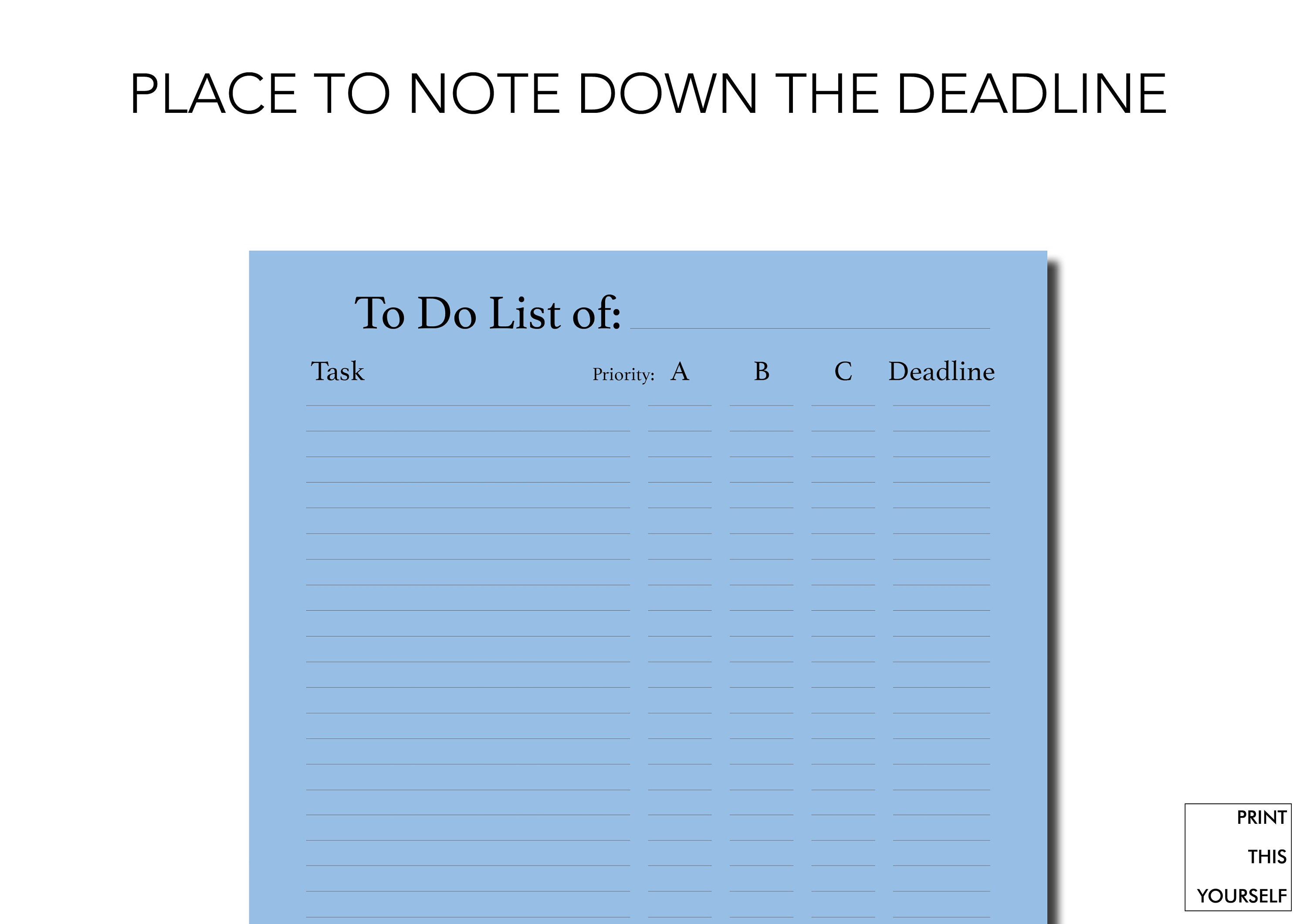 Printable to Do List Pages. Productivity Planner. Printable ...