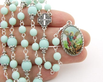 Angelic Crown Rosary Saint Michael Archangel Chaplet Nine Choirs of Angels Chaplet Saint ...
