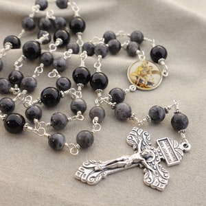 Saint Michael Chaplet Angelic Crown Rosary Chaplet of Saint Michael the Archangel Rosary of the ...