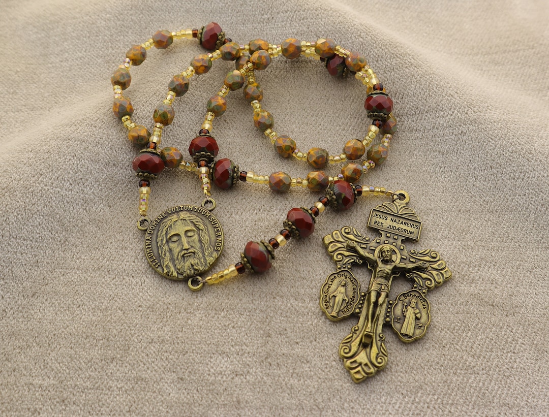 Chaplet of the Holy Face Sacred Heart Chaplet of Reparation Brown ...