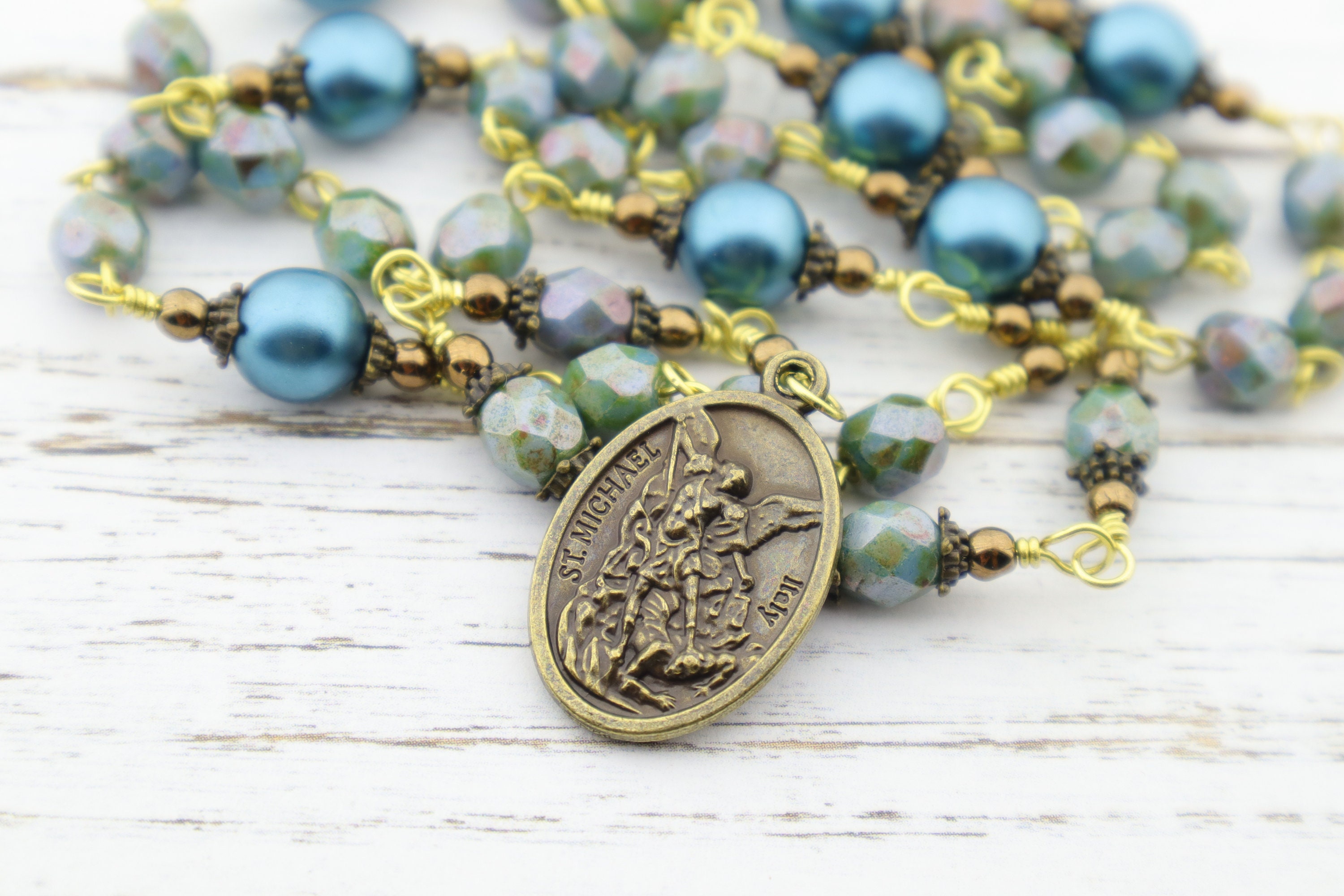 Nine Choirs of Angels Chaplet Angelic Crown Rosary Saint - Etsy