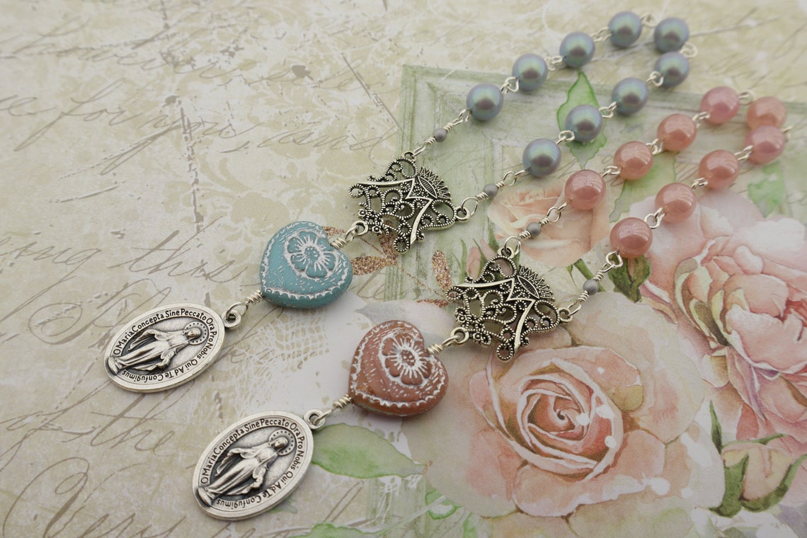 Memorare Chaplet Mother Teresa Flying Novena Miraculous - Etsy