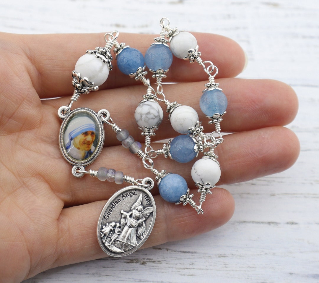 Memorare Chaplet Saint Mother Teresa of Calcutta Flying Novena - Etsy