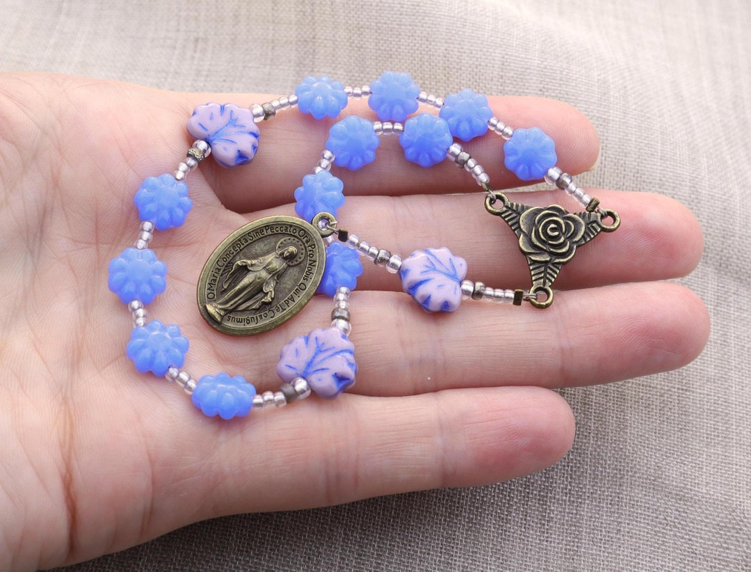 Little Crown of the Blessed Virgin Mary Forget Me Not Chaplet of the ...