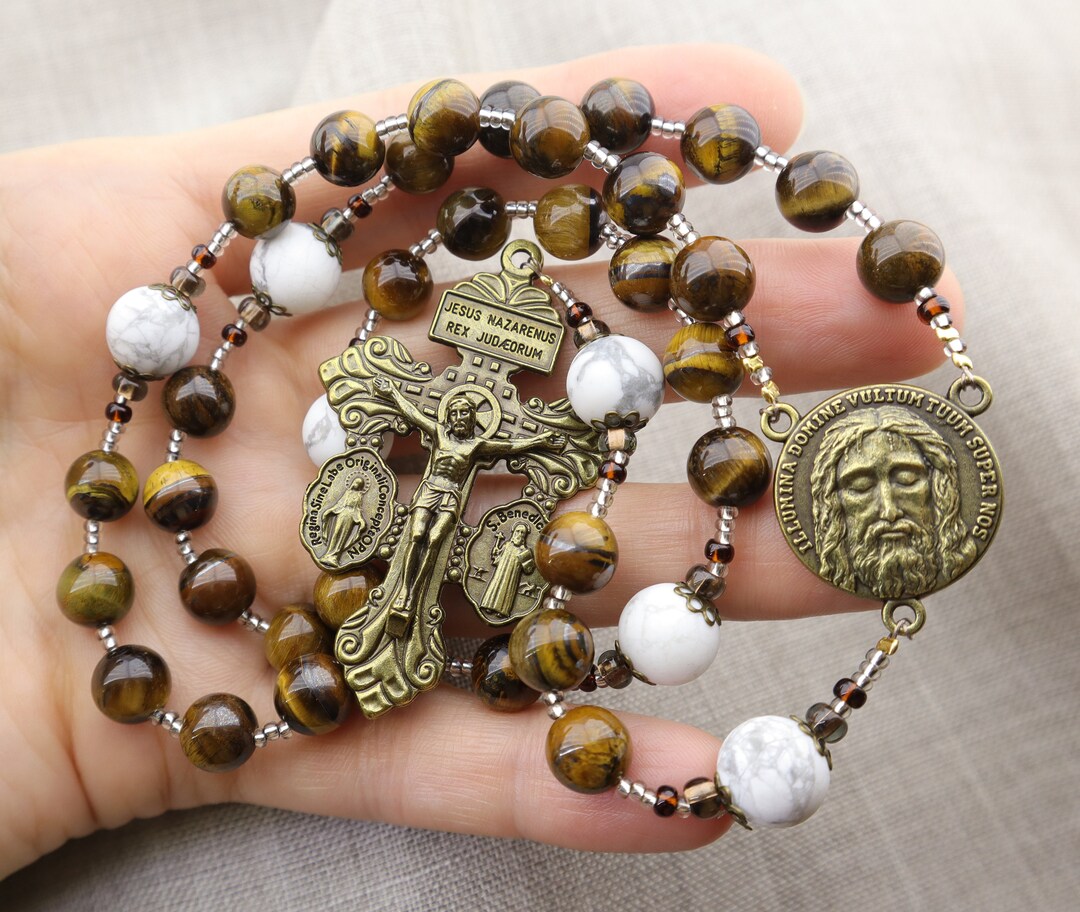 Chaplet of the Holy Face Sacred Heart Chaplet of Reparation Gemstone ...