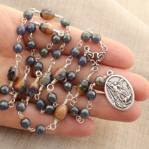 Angelic Crown Rosary Saint Michael Archangel Chaplet Nine Choirs of Angels Chaplet Rosary of the ...