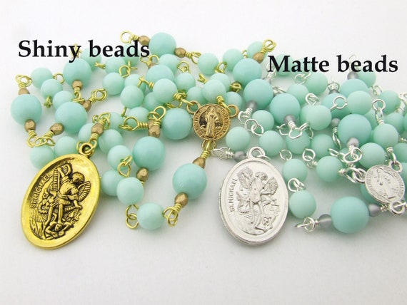Angelic Crown Rosary Saint Michael Archangel Chaplet Nine | Etsy