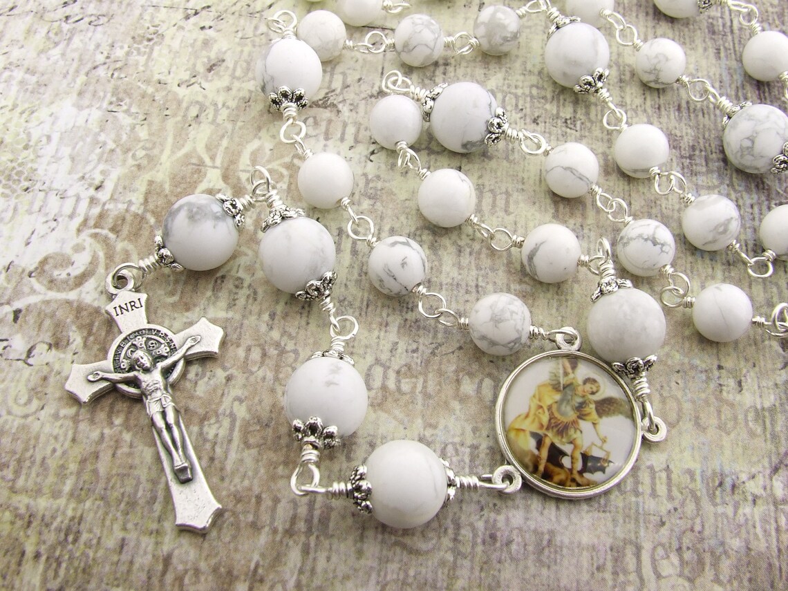 Saint Michael Chaplet Angelic Crown Rosary Chaplet of - Etsy