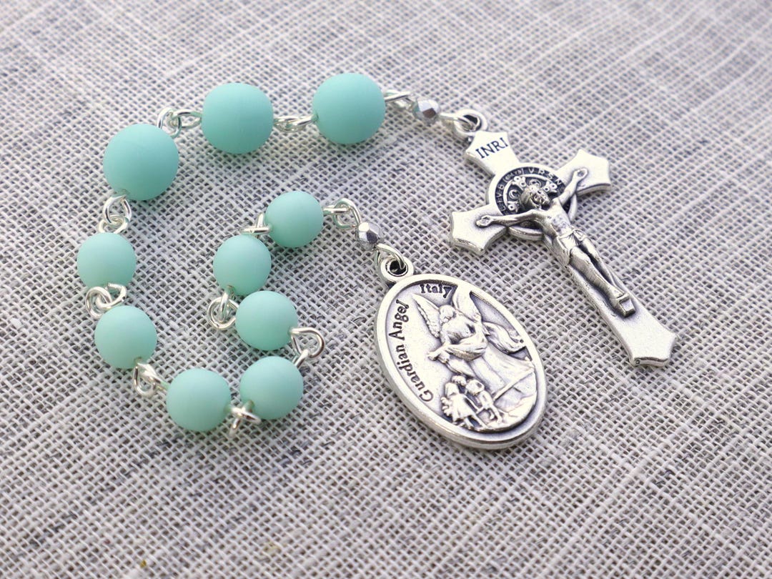Rosary Beads of Guardian Angel - Guardian Angel Chaplet - Saint Michael ...