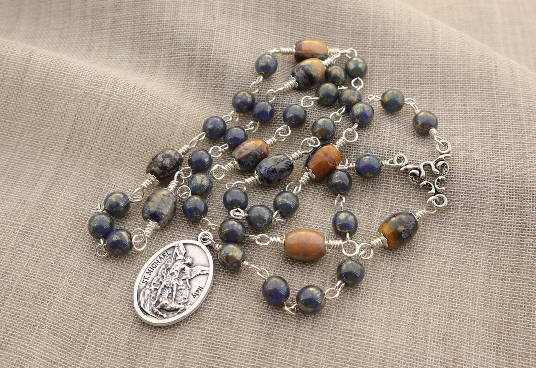 Angelic Crown Rosary Saint Michael Archangel Chaplet Nine Choirs of Angels Chaplet Rosary of the ...