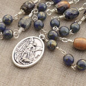 Angelic Crown Rosary Saint Michael Archangel Chaplet Nine Choirs of Angels Chaplet Rosary of the ...