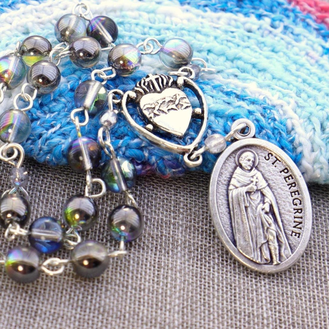 St Peregrine Chaplet: Catholic Patron Saint for Cancer Patients - Etsy