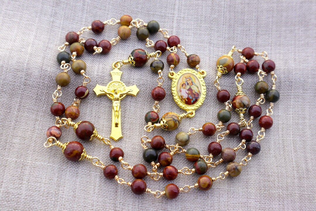 Brigittine Carmelite Catholic Rosary Beads Brigittine Crown Chaplet ...