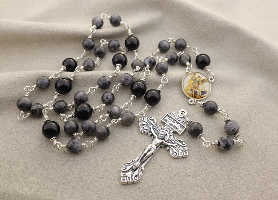Saint Michael Chaplet Angelic Crown Rosary Chaplet of Saint Michael the Archangel Rosary of the ...
