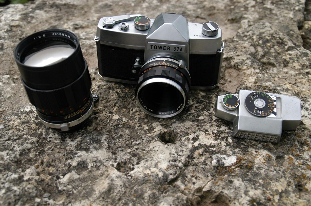 Tower 37A 35mm SLR Camera With 2 Lens and Meter - Etsy