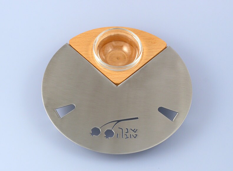 Rosh Hashanah Plate 'shana Tova' Designed by Shraga Landesman, Judaica ...