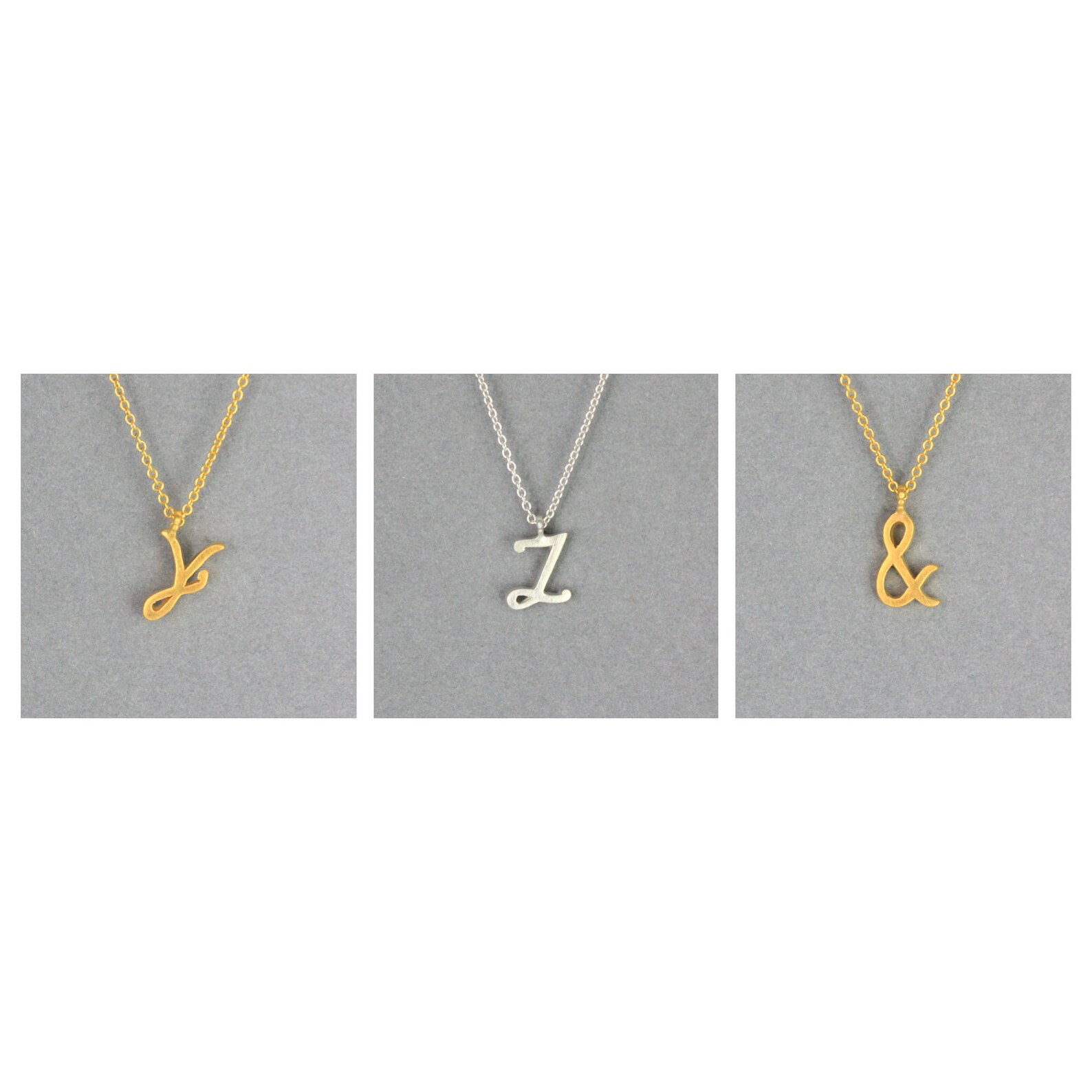 Personalised Calligraphy Necklace - Etsy