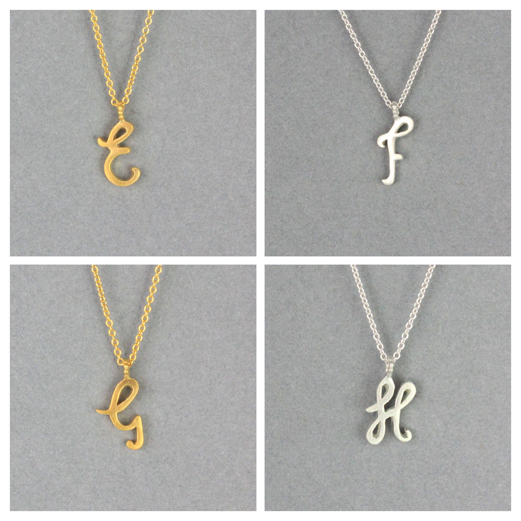 Personalised Calligraphy Necklace - Etsy