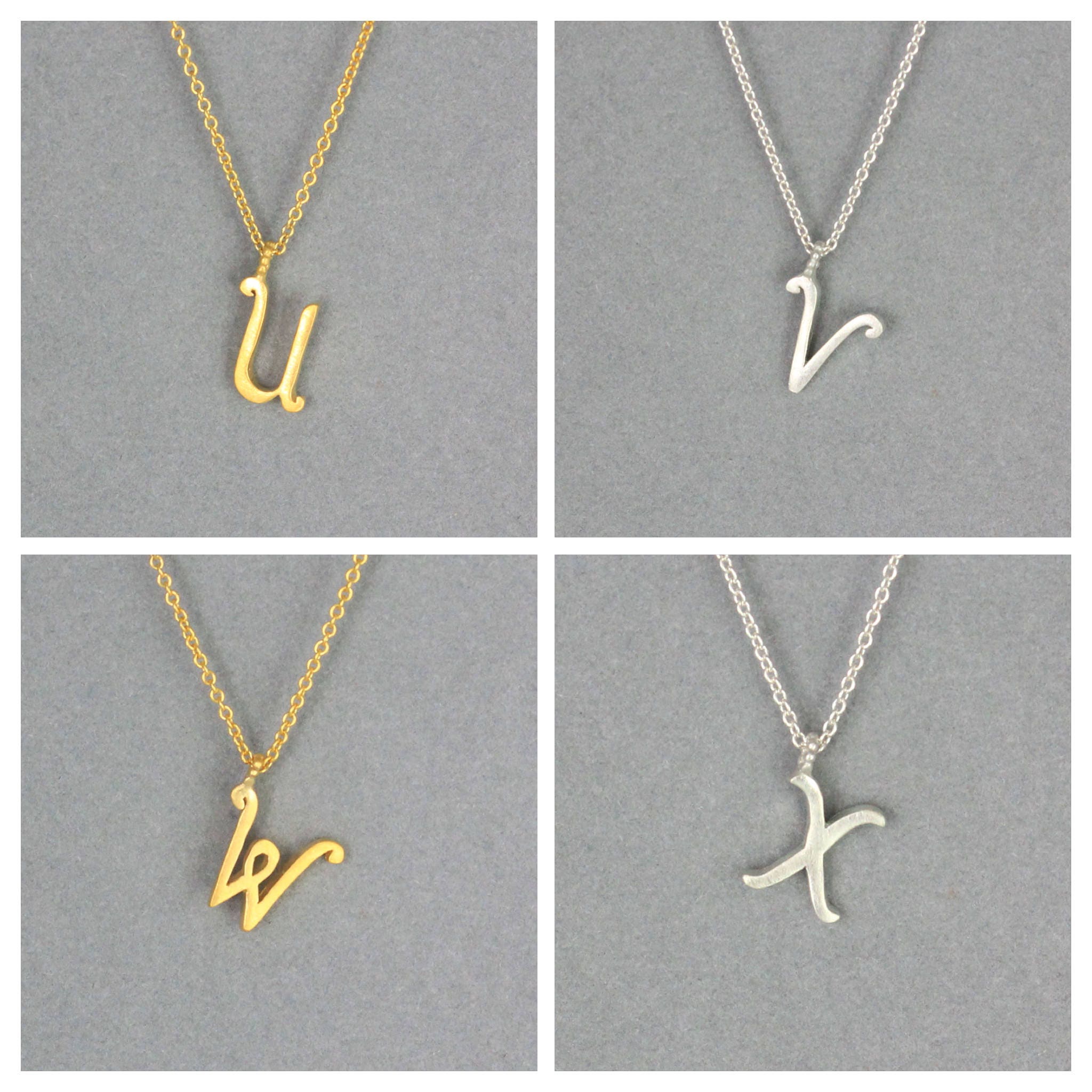 Personalised Calligraphy Necklace - Etsy