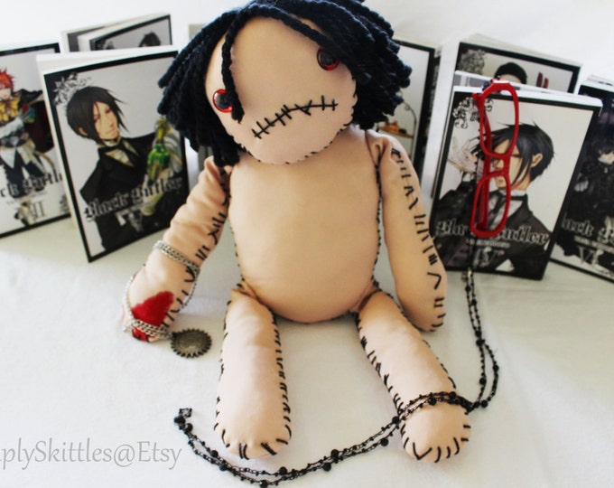 Black Butler Inspired Grell Bassy Doll - Etsy