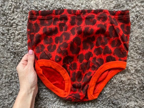 Vintage Men Swim Briefs, Leopard Pattern, High Waist … - Gem