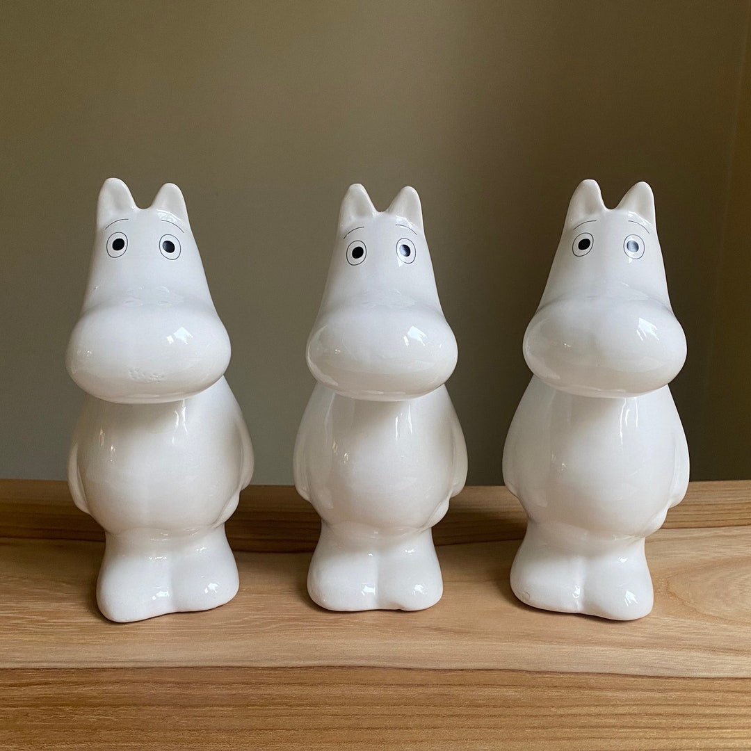 Moomin Piggy Bank Moomintroll Figurine Ceramic Money Box Cash Storage ...