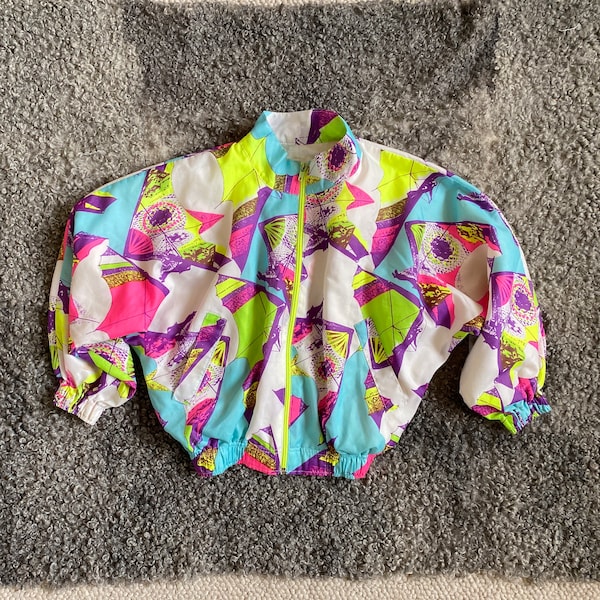 Neon Windbreaker - Etsy