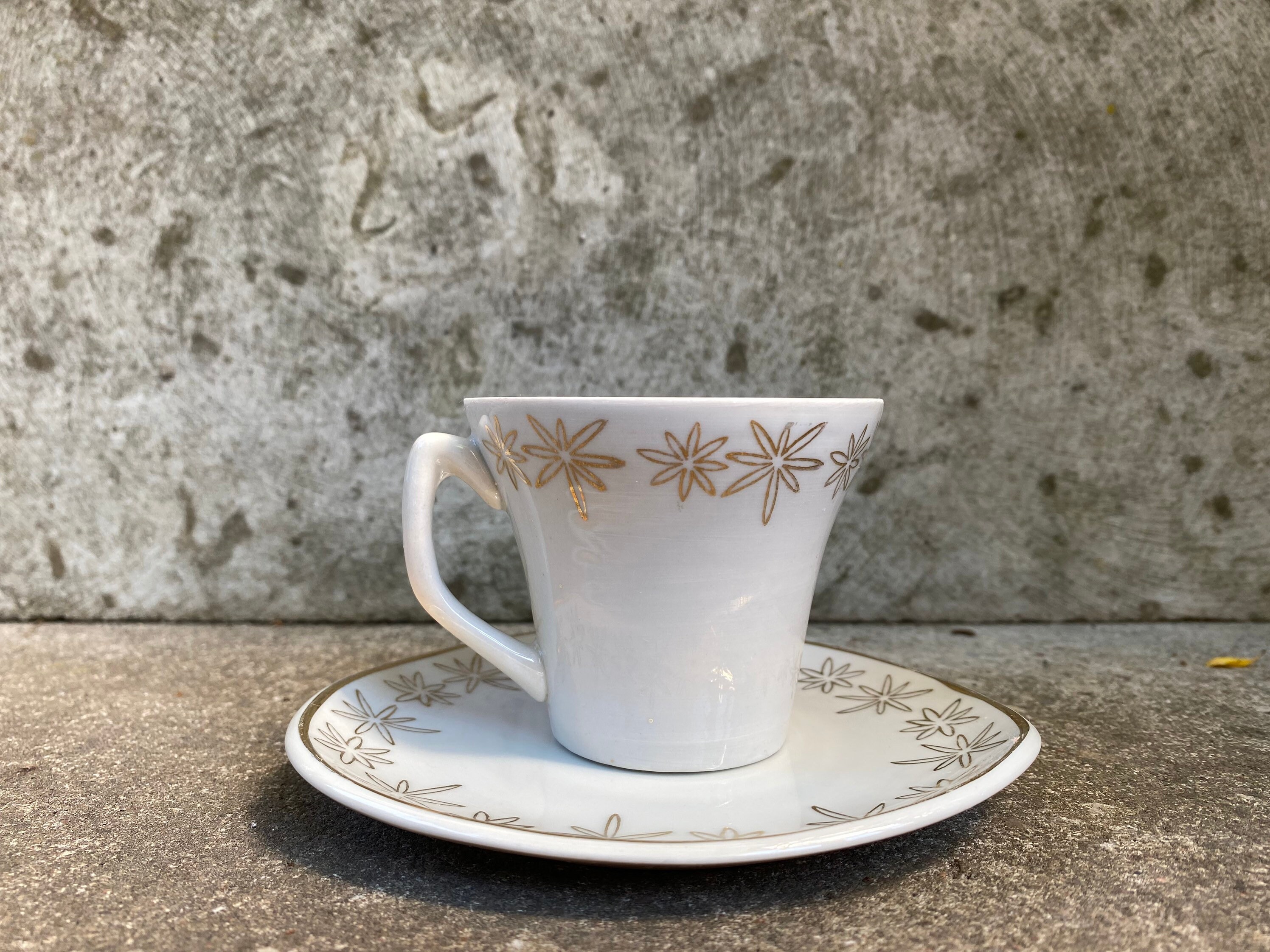 Riga STELLA Porcelain Factory Espresso Cup with Saucer | Etsy