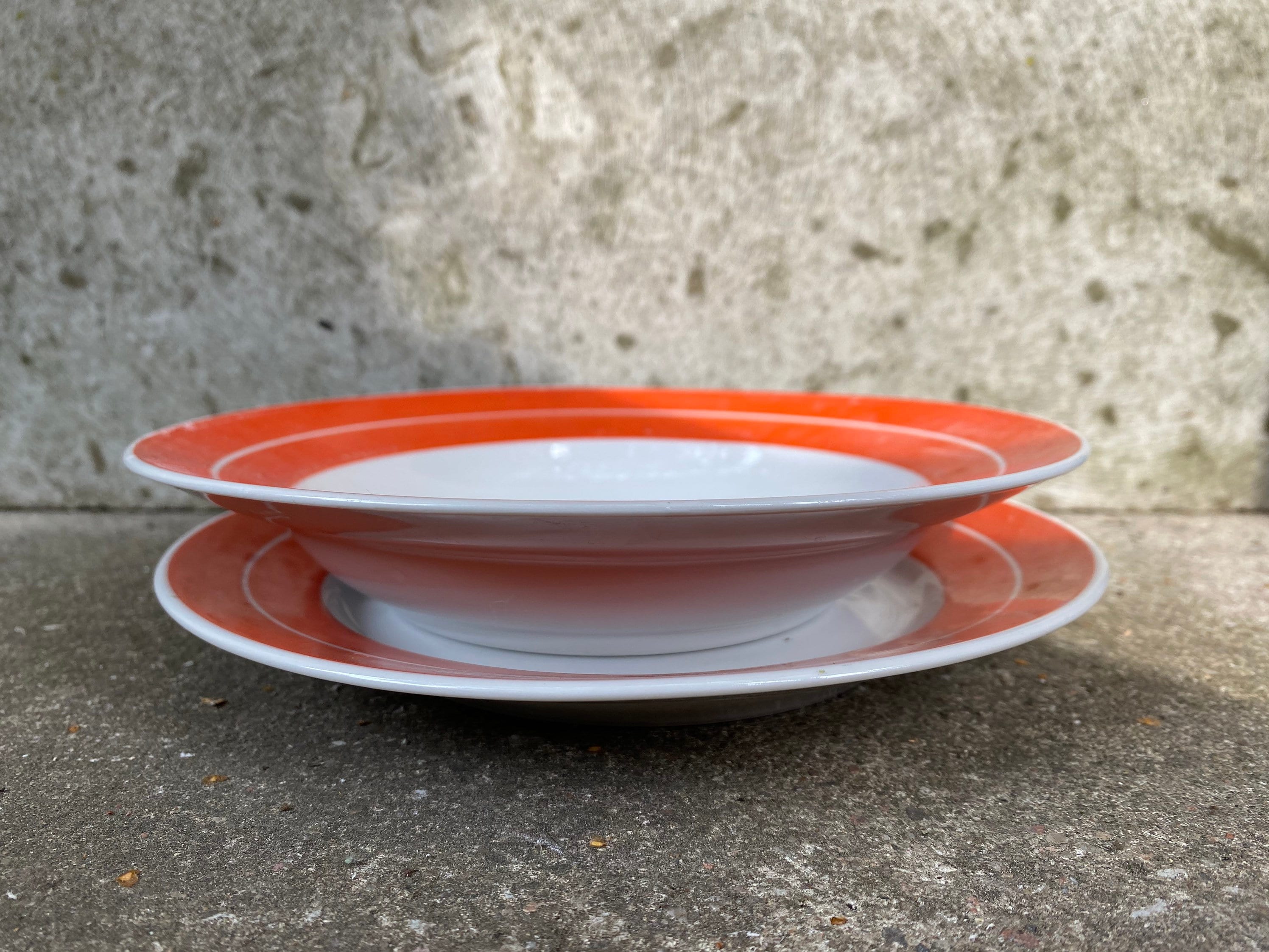 Riga Porcelain Plate and Bowl Decorated in Estonian ARS - Etsy UK