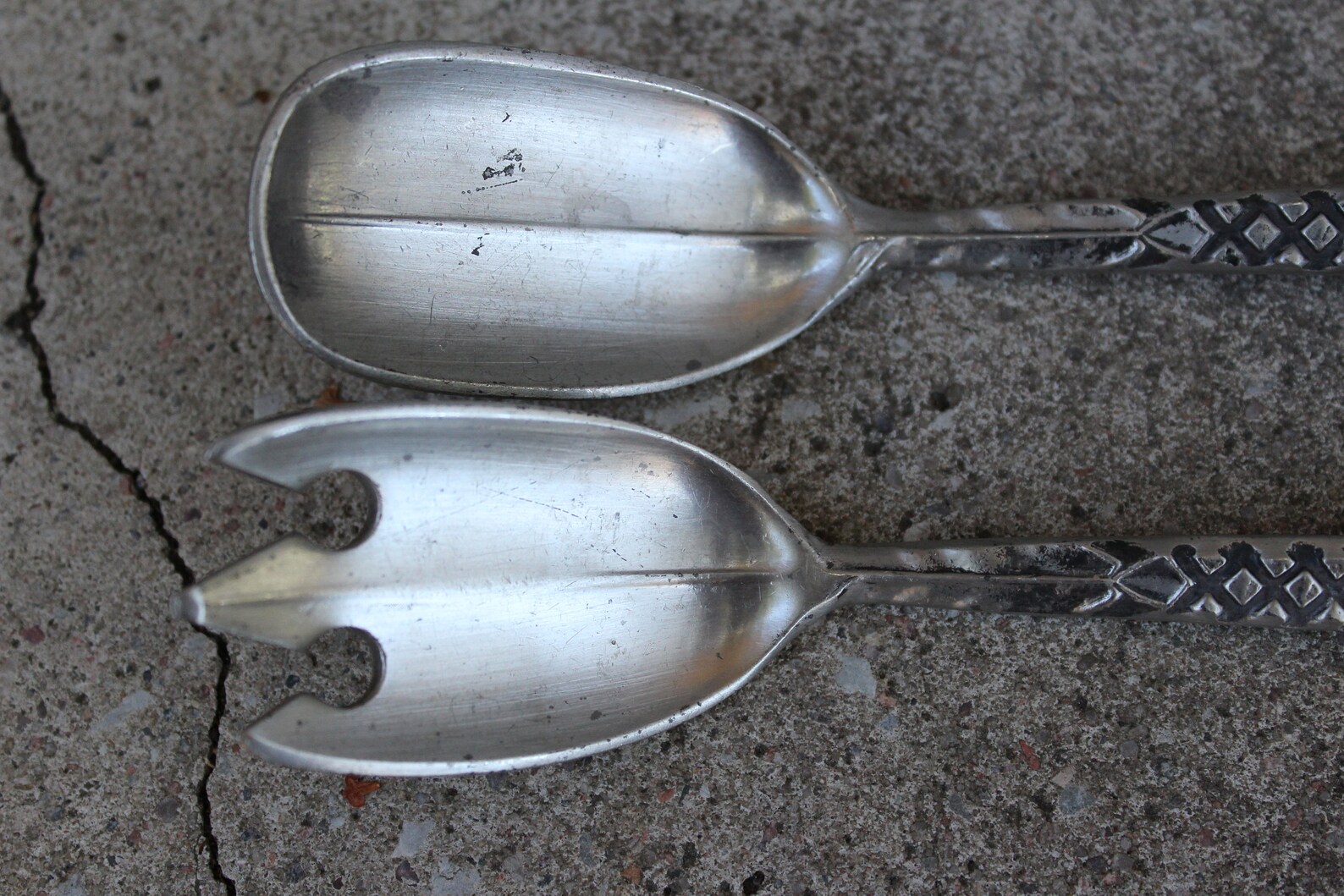 1960s Holsen Tinn Norway 350 Salad Server Set Large Spoon - Etsy UK