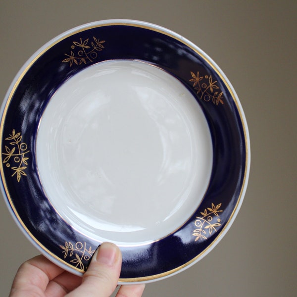 Cobalt Blue Plate - Etsy