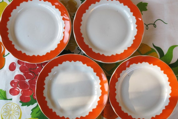 Riga Plates Porcelain Factory Set of 5 Vintage Dessert Plate - Etsy