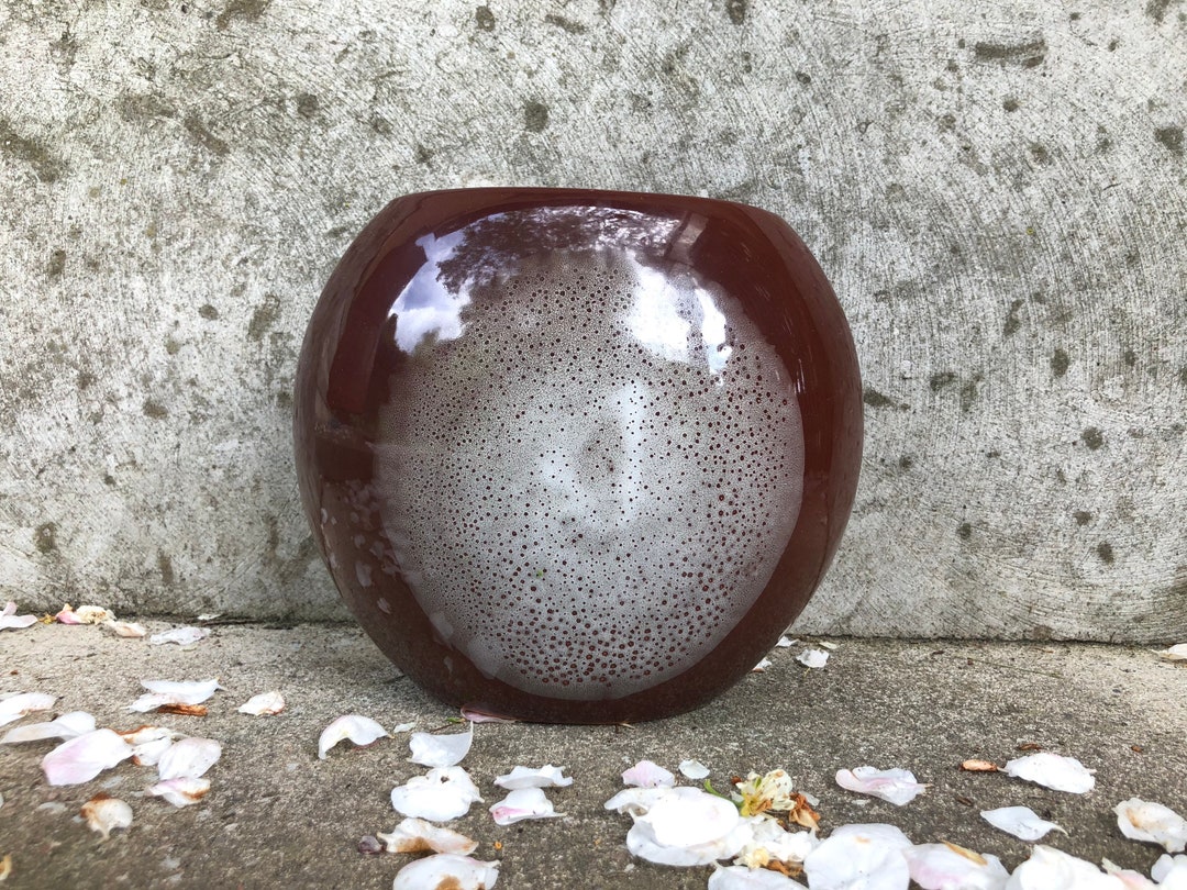 Ceramic Vase Estonian Brown Colour Flower Vase REGATT Designer - Etsy