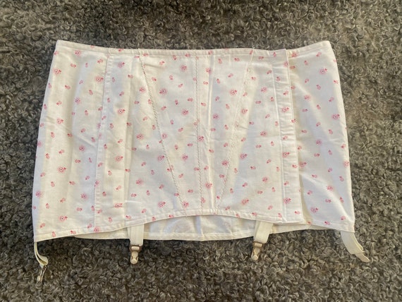 Vintager Girdle Plus Size XL Unused Cotton Girdle, Ga… - Gem