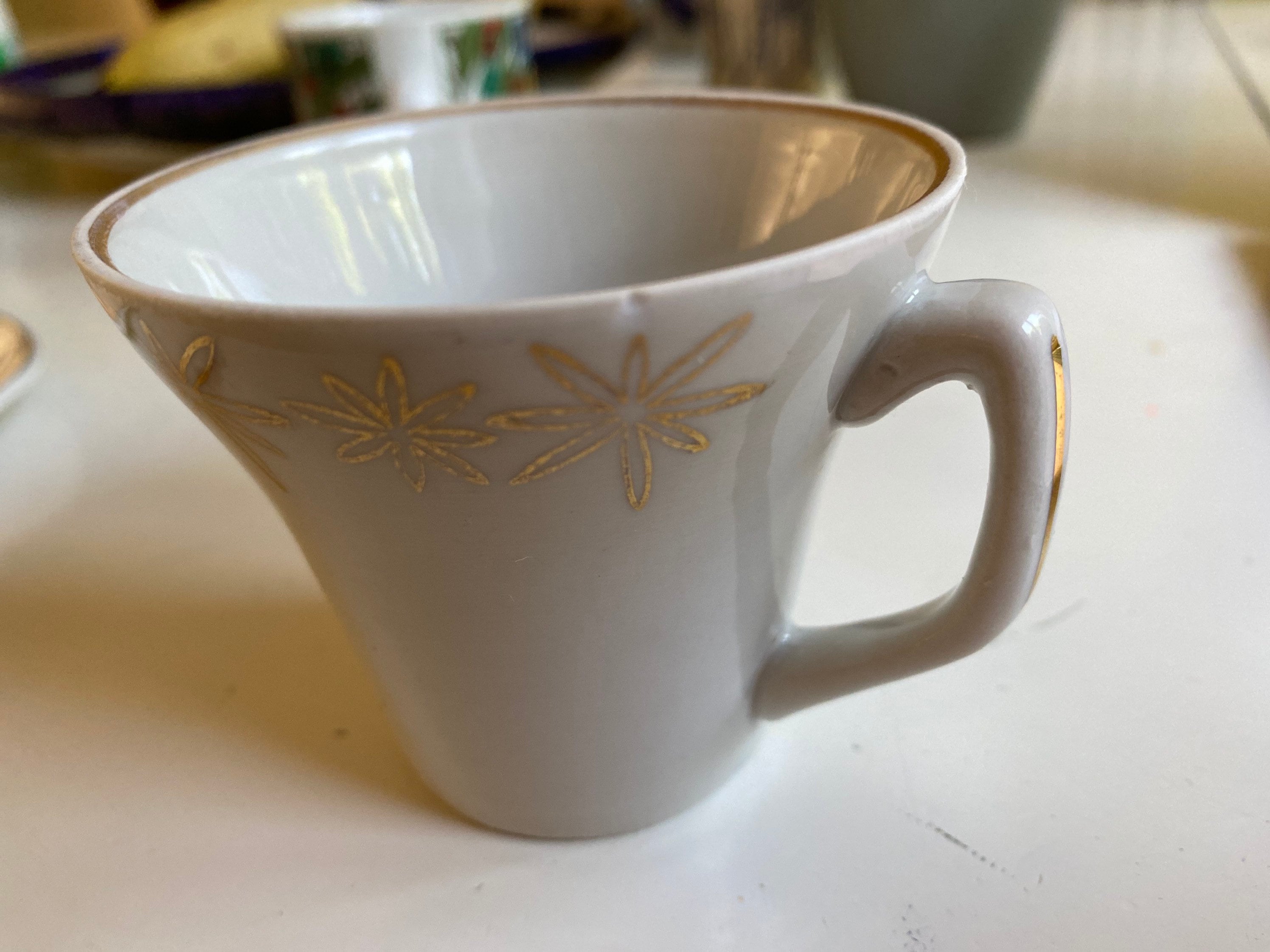 Riga STELLA Porcelain Factory Espresso Cup with Saucer | Etsy