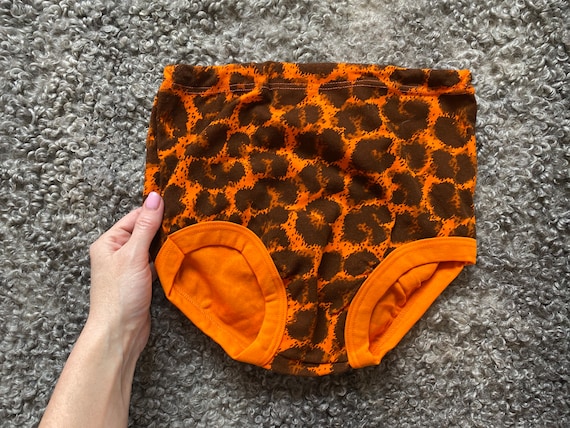 Vintage Men Swim Briefs, Leopard Pattern, High Waist … - Gem