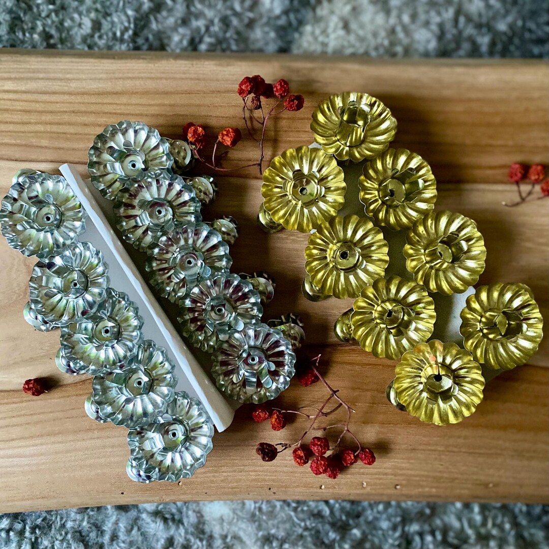 Swedish Vintage Metal Candle Clips Set of 10 or 8 Christmas Tree Candle ...