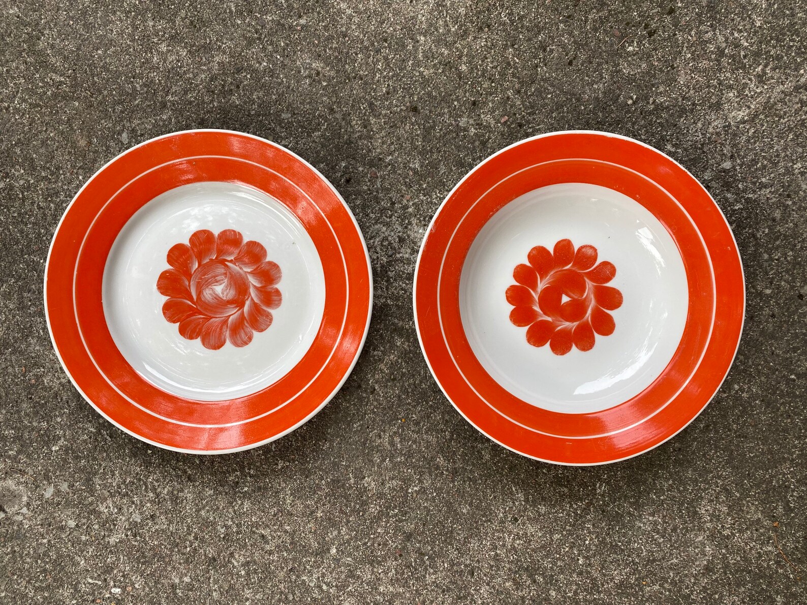 Riga Porcelain Plate and Bowl Decorated in Estonian ARS - Etsy