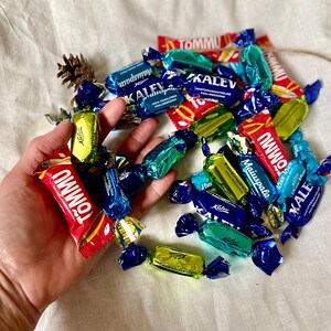 Estonian Chocolate Candy Gift Box 30 Estonia Kalev Praline Candies ...