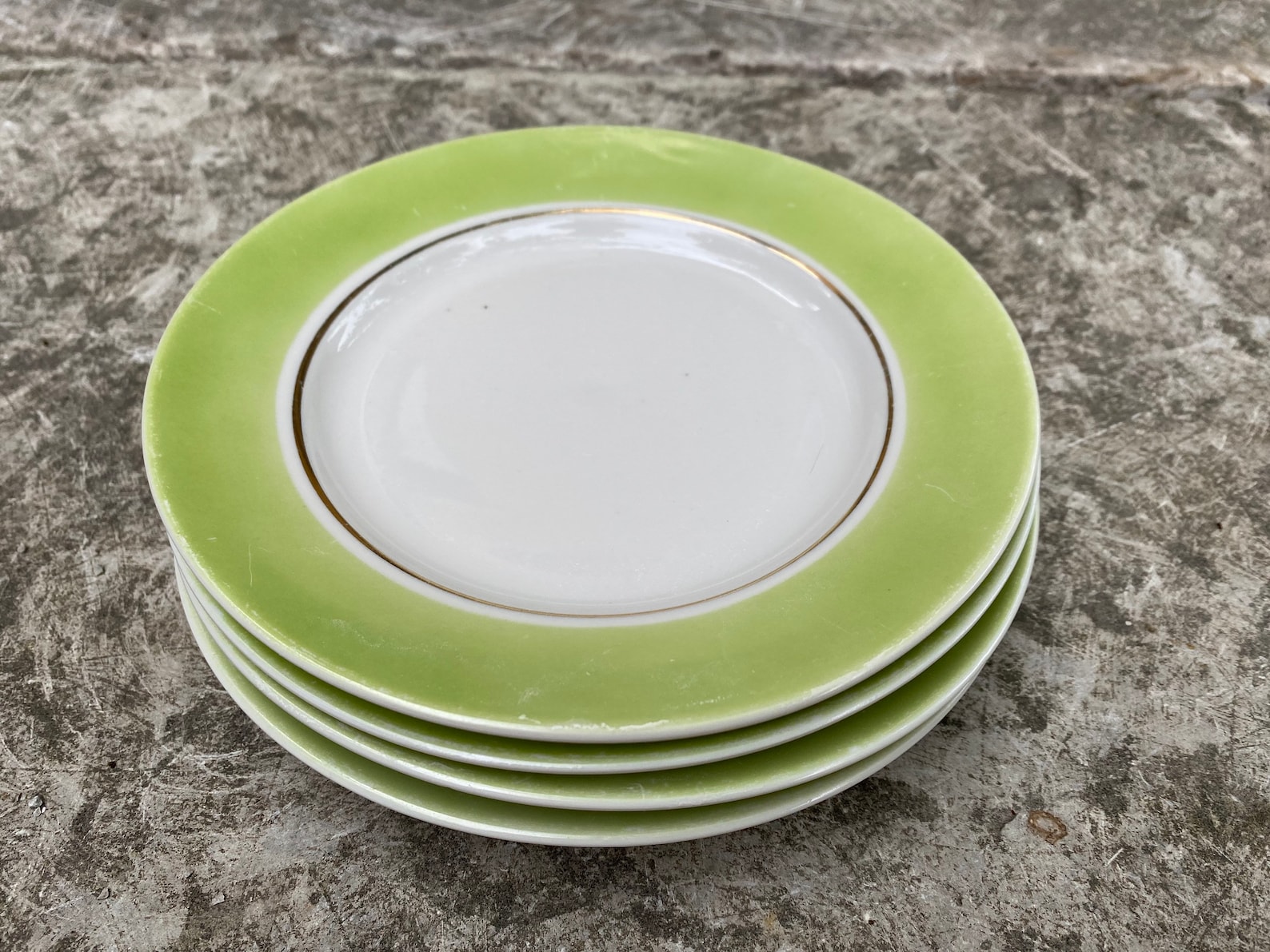 Riga Porcelain Factory Plates Set of 4 Vintage Plate With - Etsy