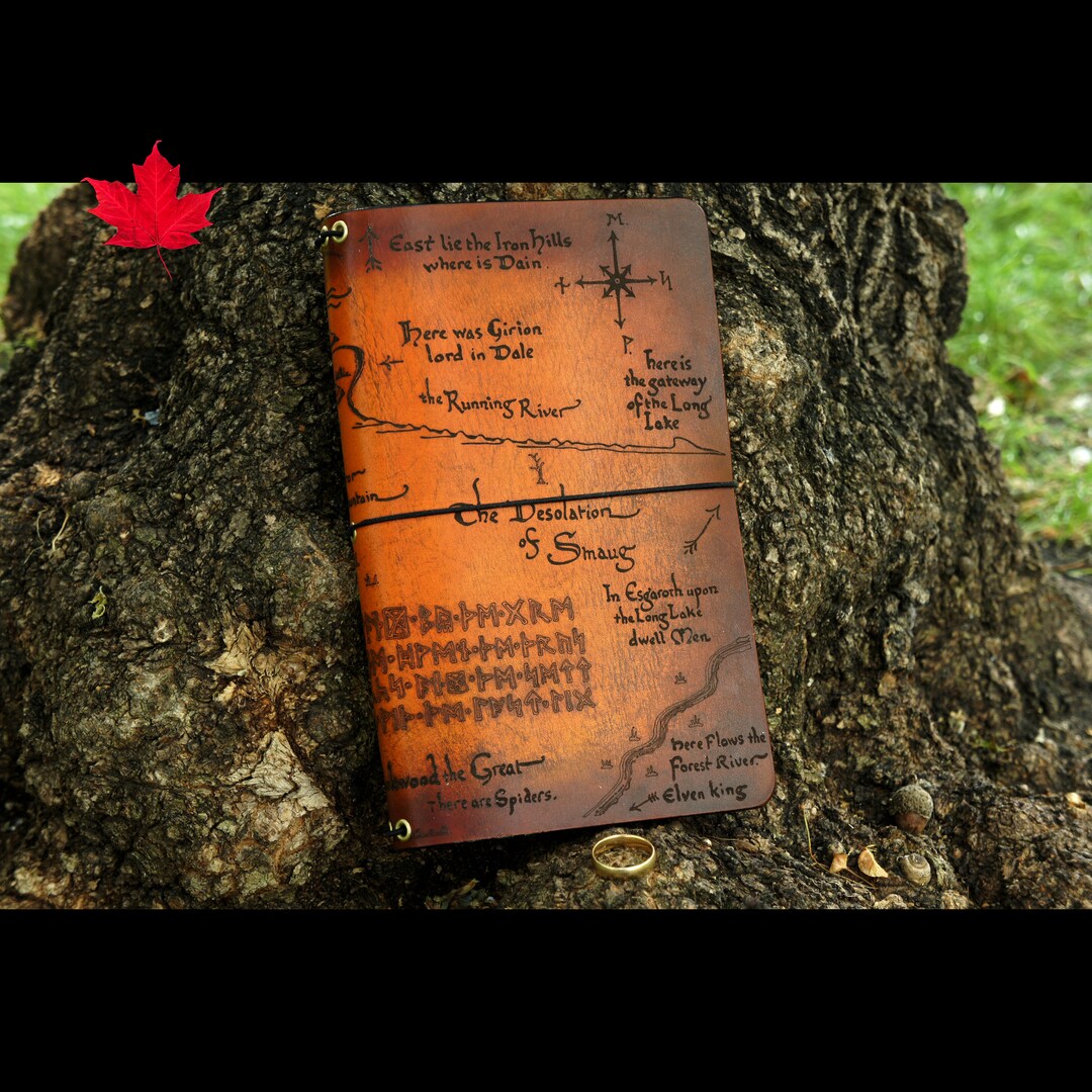 LARGER Size Lord of the Rings Travellers, Leather Travelers Notebook ...