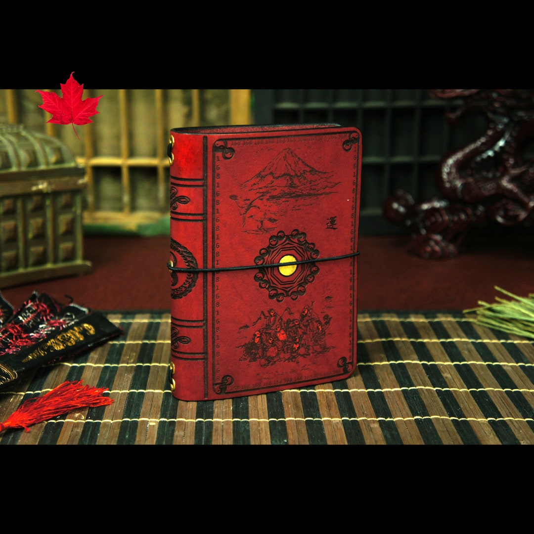 SMALLER Size Lucky Fortune Leather Travelers Notebook, Good Luck ...