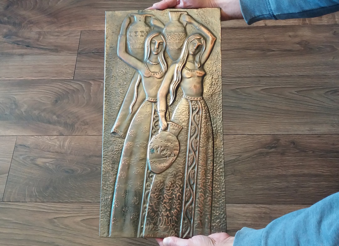 Embossed Copper Wall Decoration of Ancient Armenian Women - Etsy