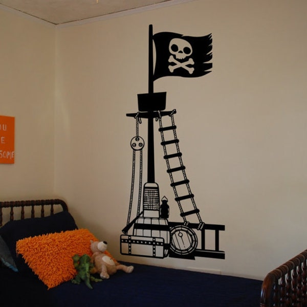 Pirate Wall Decals - Etsy