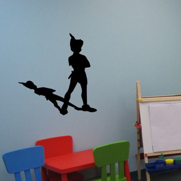 Peter Pan Wall Decal - Etsy