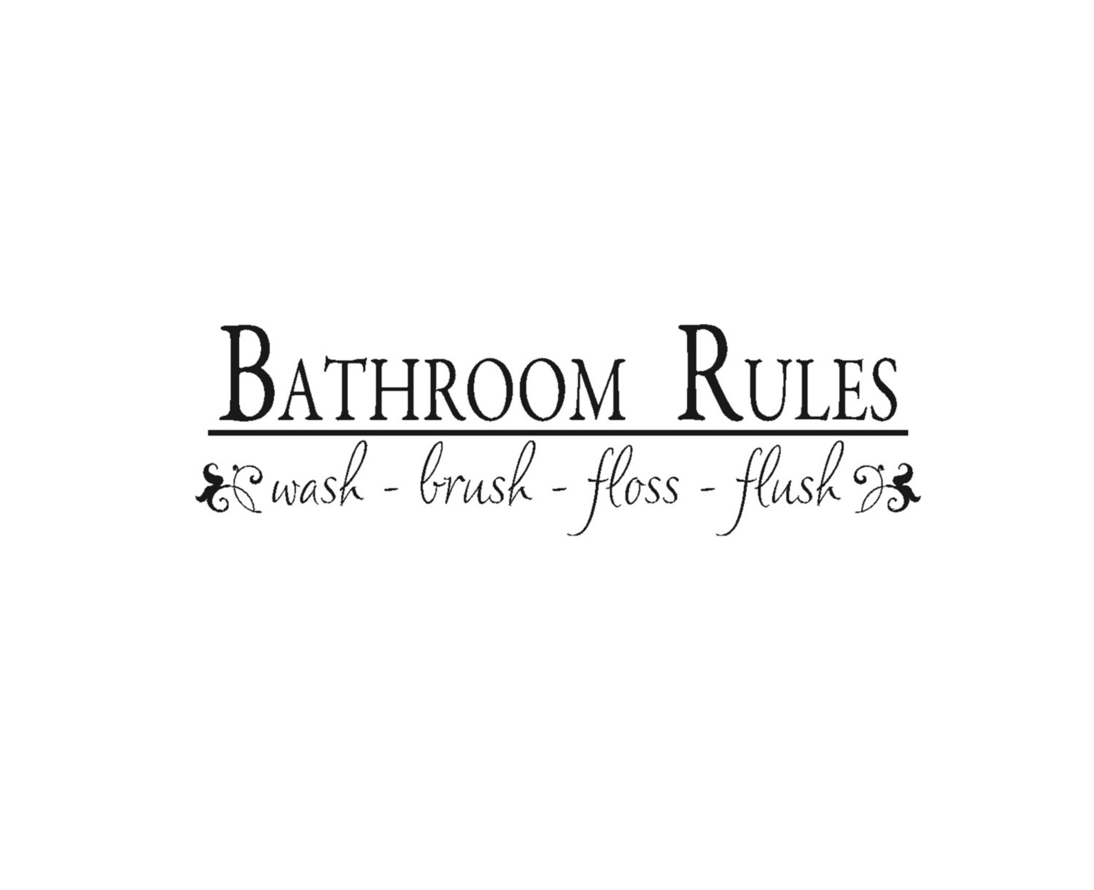 Bathroom Wall Decal Child Bath Sticker Boy Girl Restroom - Etsy