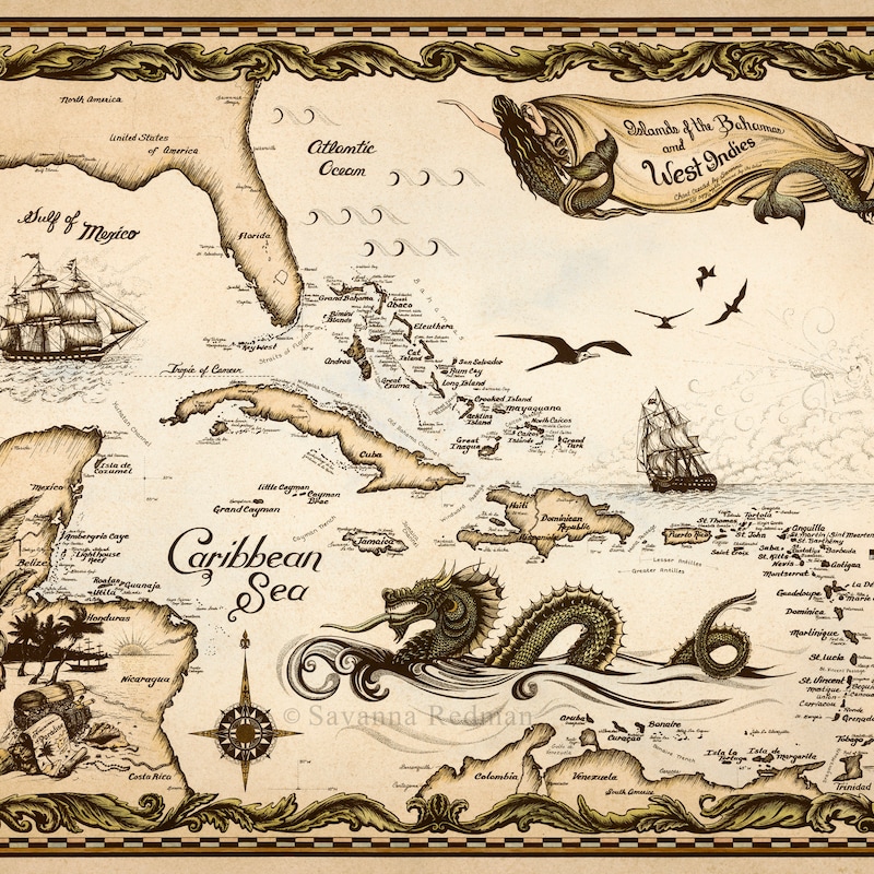 Nautical Map Art - Etsy